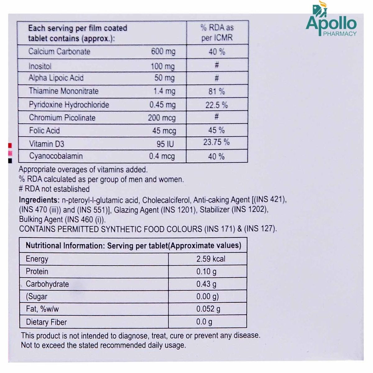 Cobaforte CD3 Tablet 10's Price, Uses, Side Effects, Composition ...