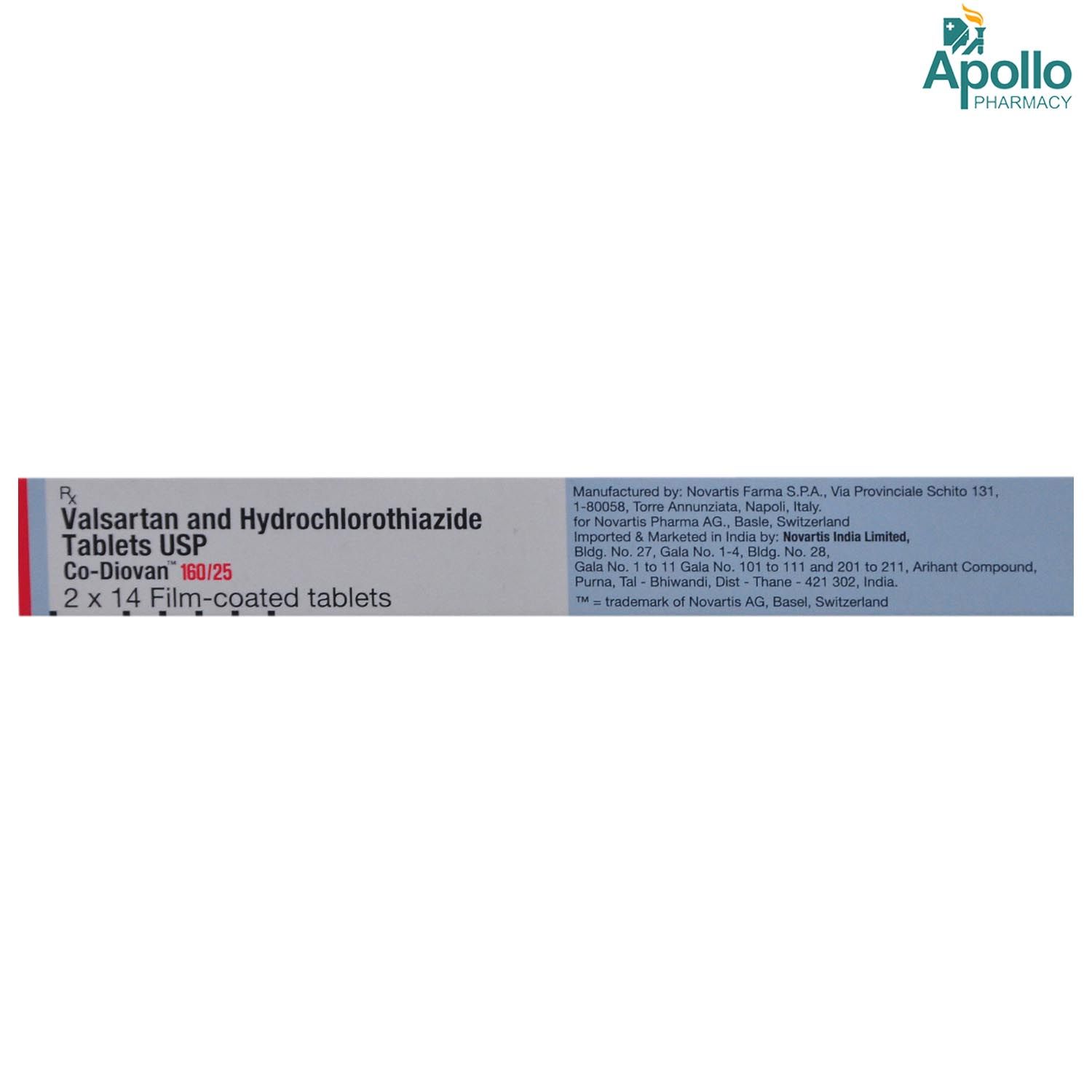 CODIOVAN 160/25MG TABLET Price, Uses, Side Effects, Composition ...