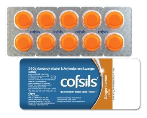Cofsils Lemon Ginger Lozenges 10's Price, Uses, Side Effects ...