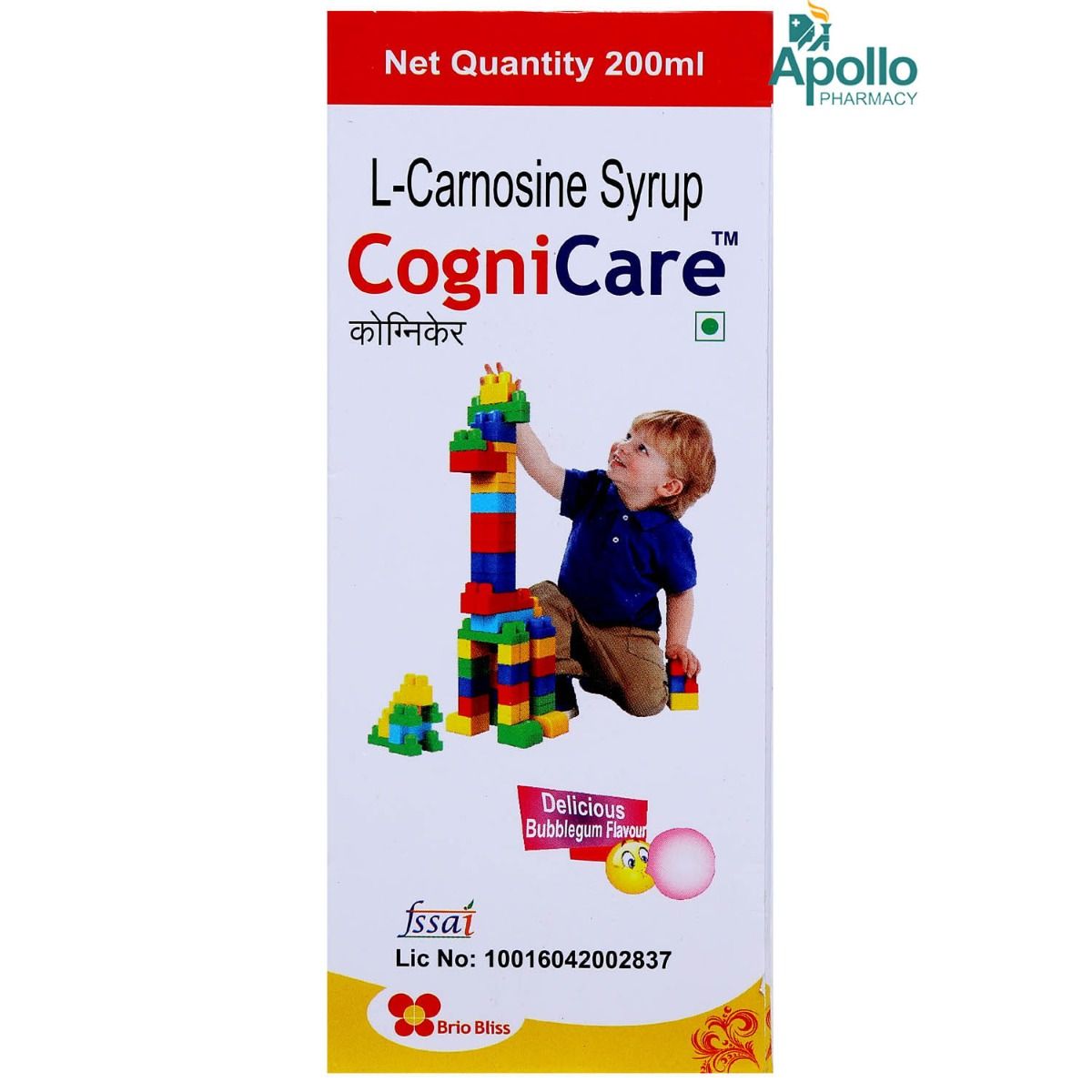 Cognicare Syrup 200 ml Price, Uses, Side Effects, Composition - Apollo ...