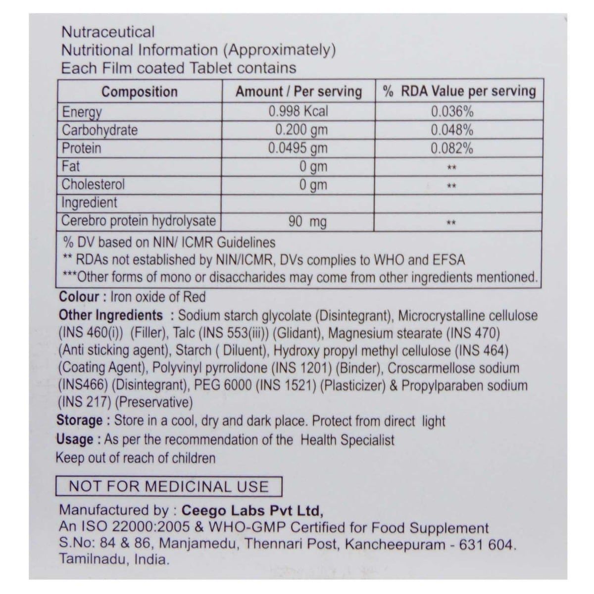 Cognione Tablet 10's Price, Uses, Side Effects, Composition - Apollo ...