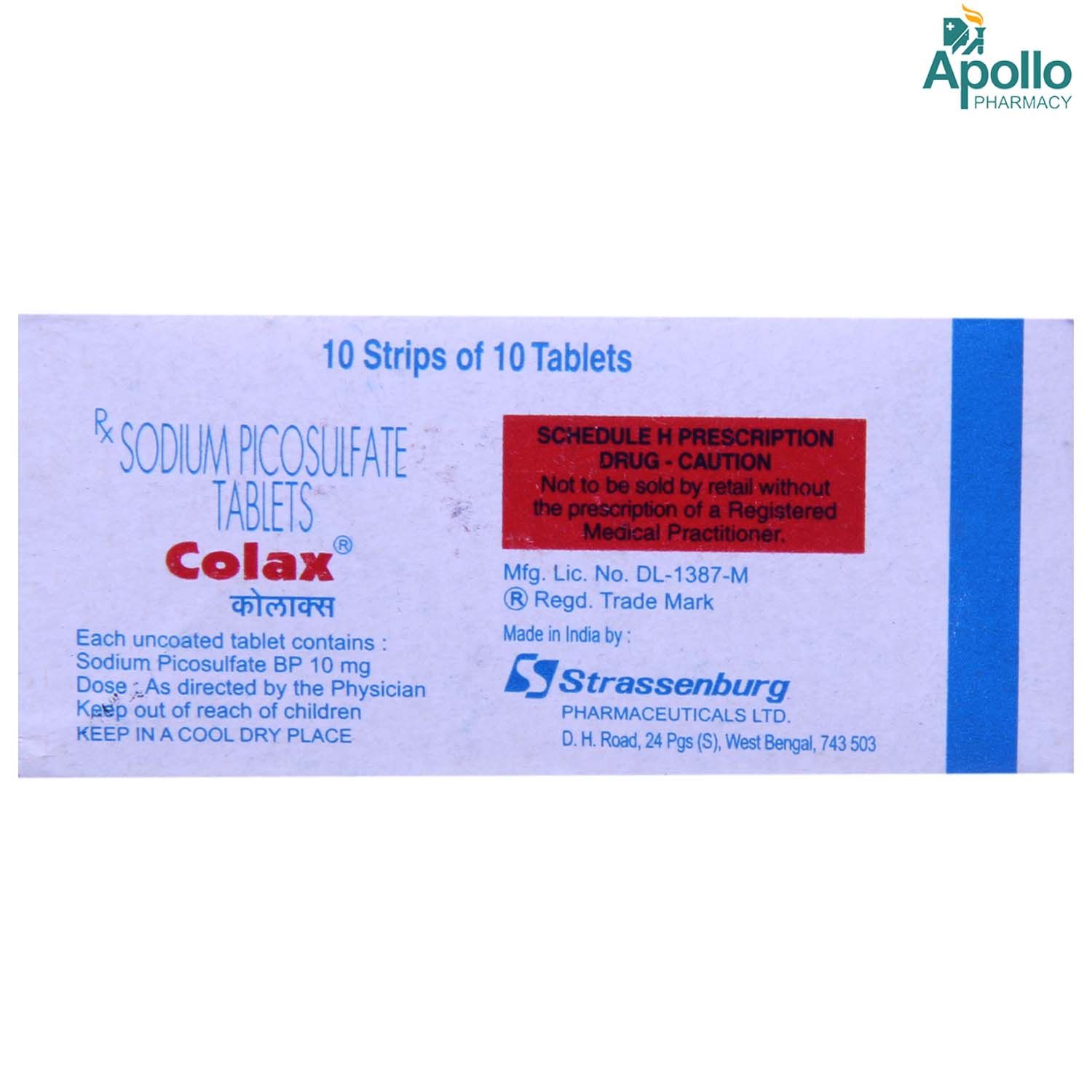 COLAX TABLET Price, Uses, Side Effects, Composition - Apollo Pharmacy