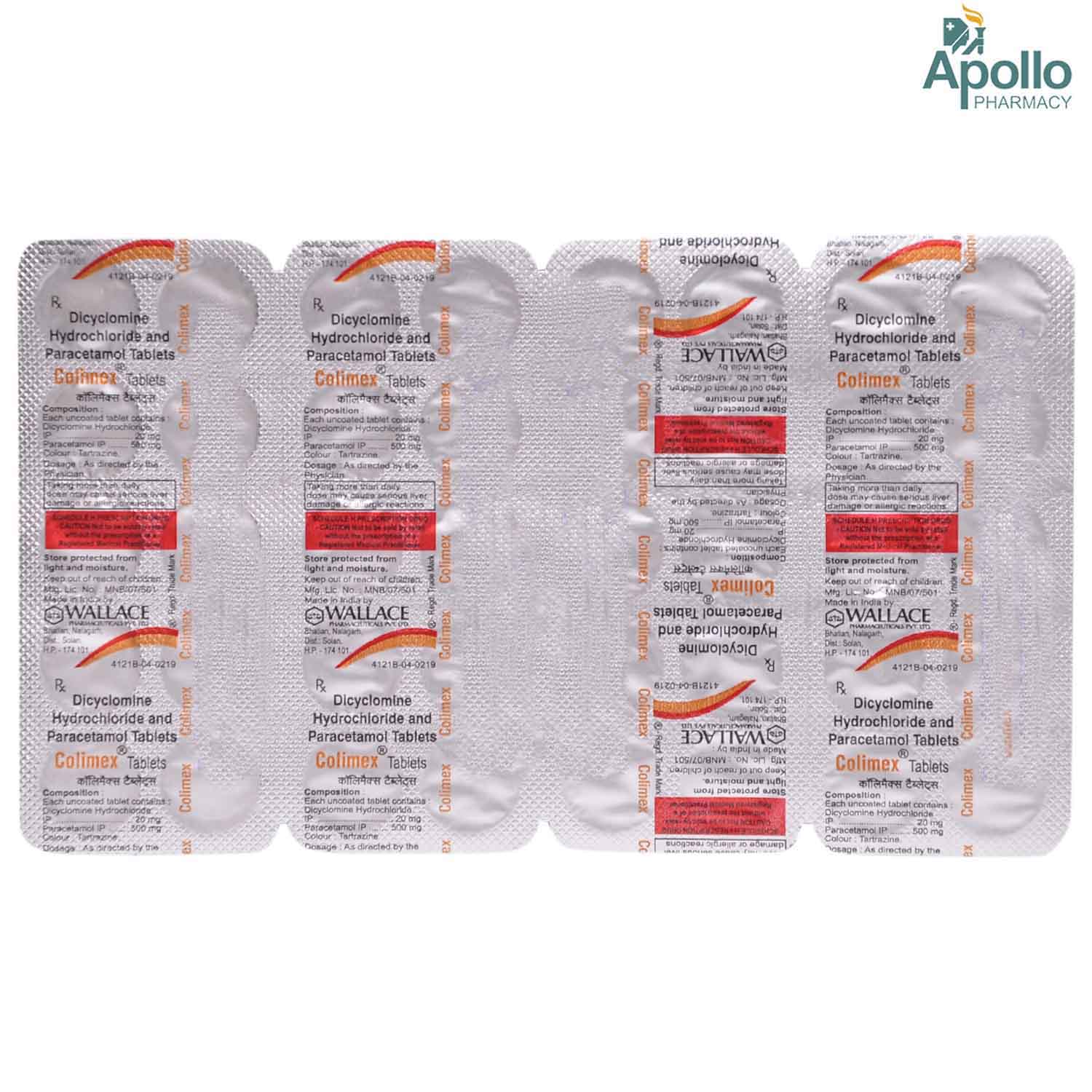 Colimex Tablet 10's Price, Uses, Side Effects, Composition - Apollo ...