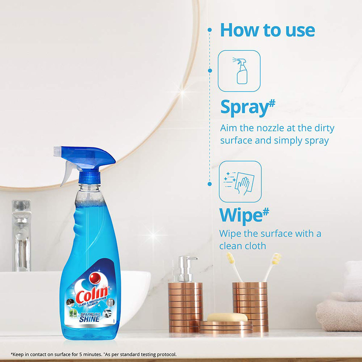 Colin Glass Cleaner, 500 ml Price, Uses, Side Effects, Composition ...