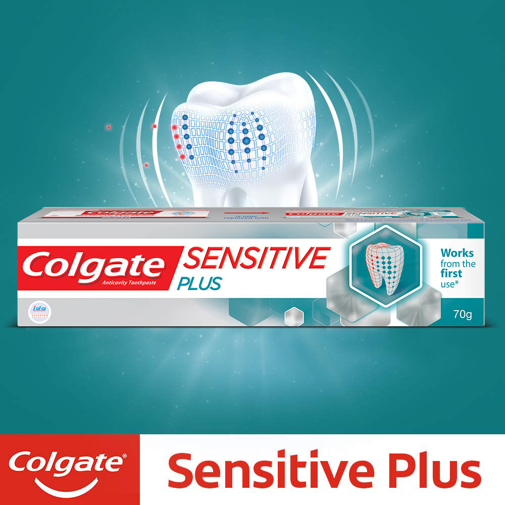 Colgate Sensitive Plus Anticavity Toothpaste, 70 gm Price, Uses, Side ...