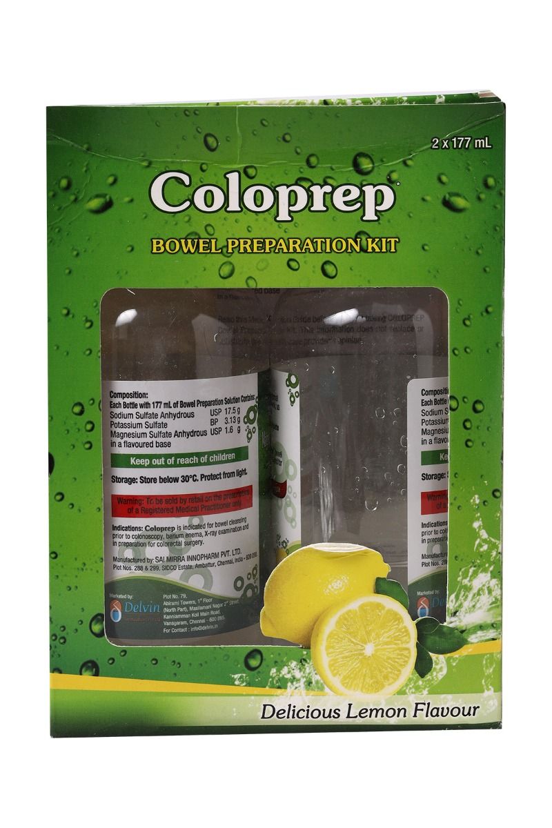 Coloprep Bowel Preparation Kit 177ml Each Delicious Lemon 2's Price ...