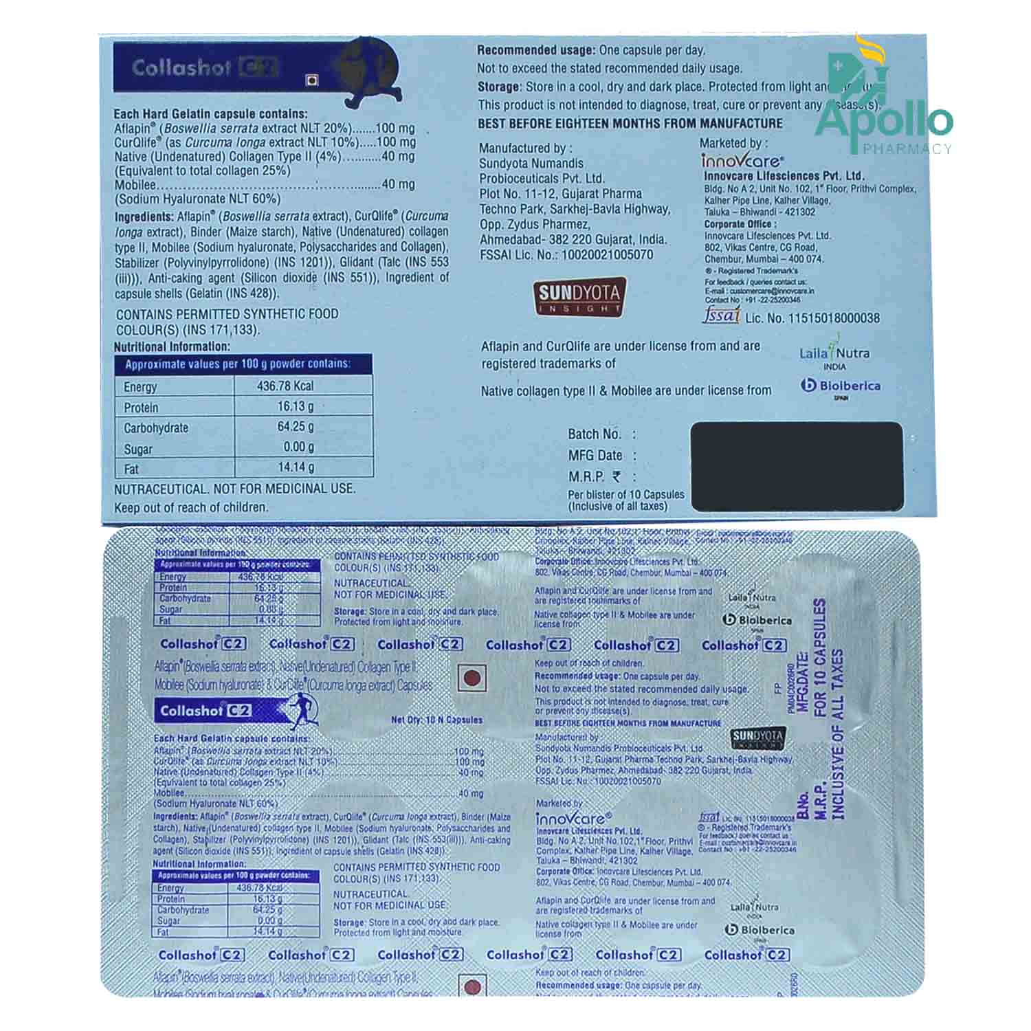 Collashot C2 Capsule 10's Price, Uses, Side Effects, Composition ...