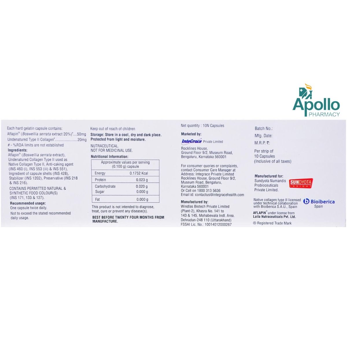 Collasmart-A Capsule 10's Price, Uses, Side Effects, Composition ...