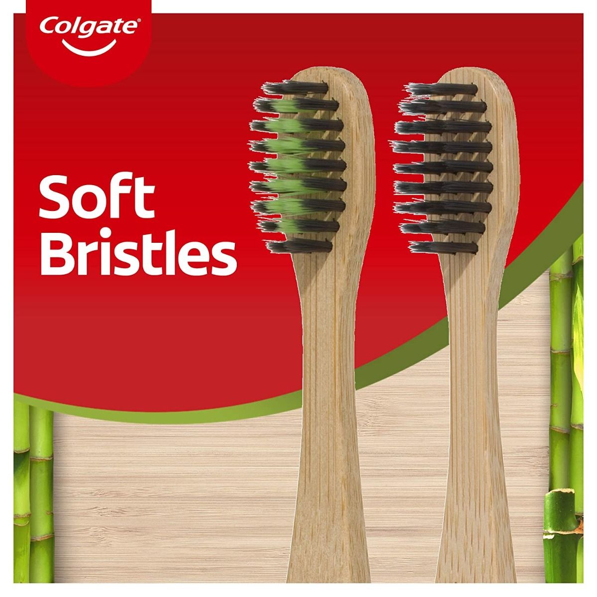 Colgate Bamboo Charcoal Soft Toothbrush, 2 Count Price, Uses, Side ...