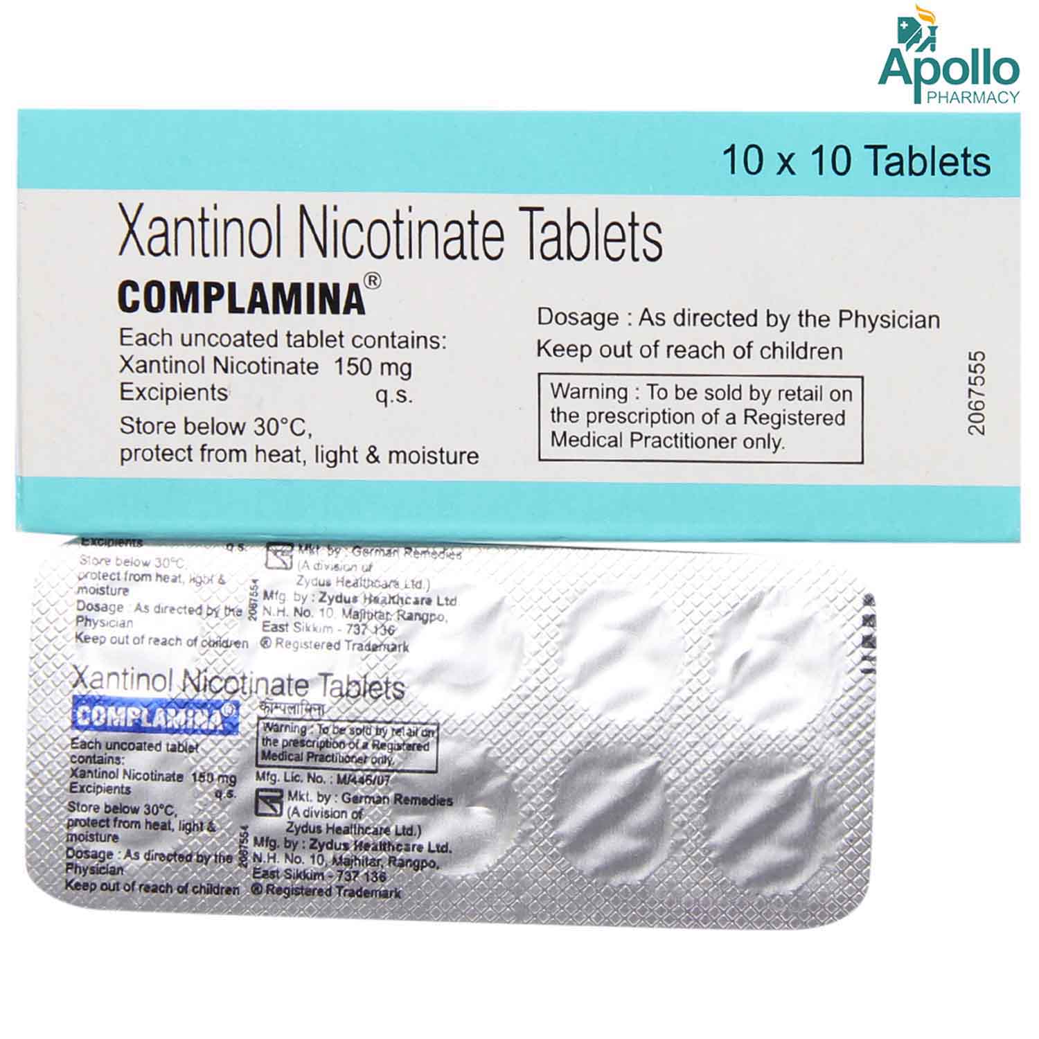 Complamina Tablet 10's Price, Uses, Side Effects, Composition - Apollo ...
