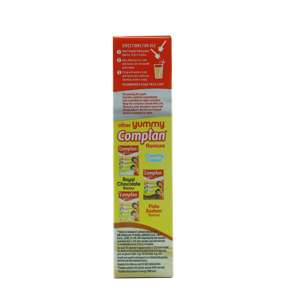 Complan Kesar Badam Flavour Nutrition Drink Powder, 200 gm Refill Pack ...