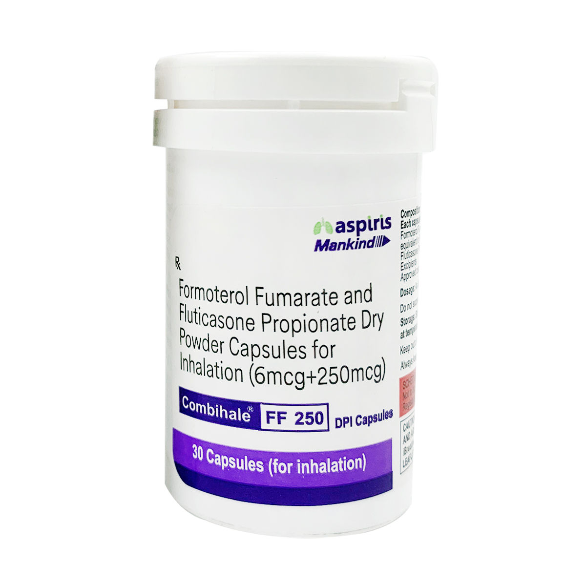 Combihale FF 250 Redicaps 30's Price, Uses, Side Effects, Composition ...