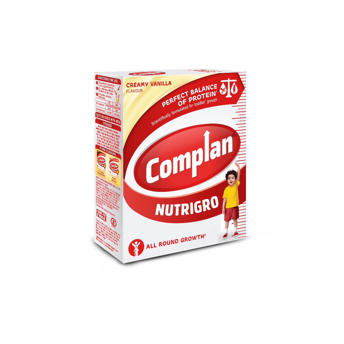 Complan Nutrigro Creamy Vanilla Flavour Health & Nutrition Drink Powder ...