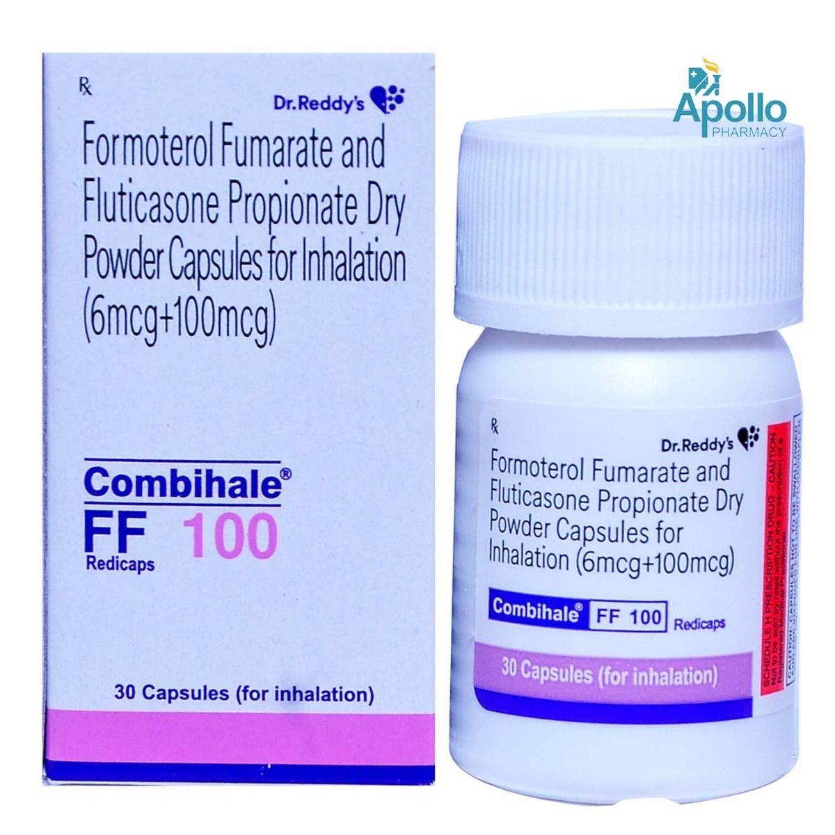 Combihale FF 100 Redicaps 30's Price, Uses, Side Effects, Composition ...