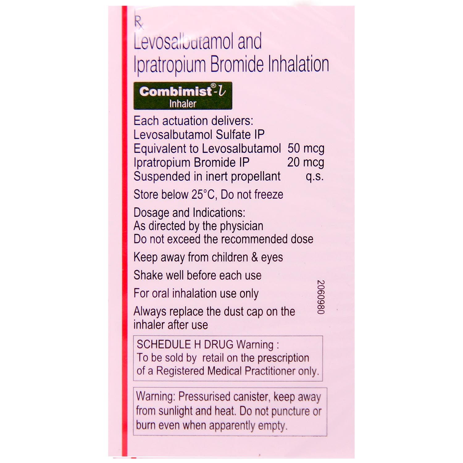 Combimist L Inhaler 200 Mdi Price, Uses, Side Effects, Composition ...