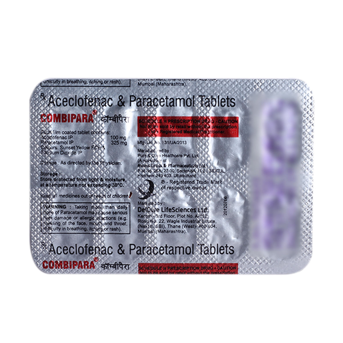 Combipara Tablet 10's Price, Uses, Side Effects, Composition - Apollo ...