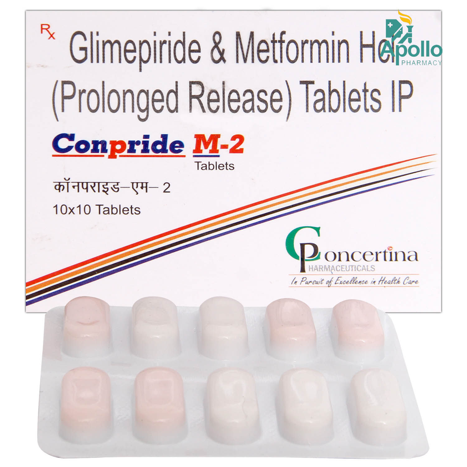 Conpride M-2 Tablet 10's Price, Uses, Side Effects, Composition ...