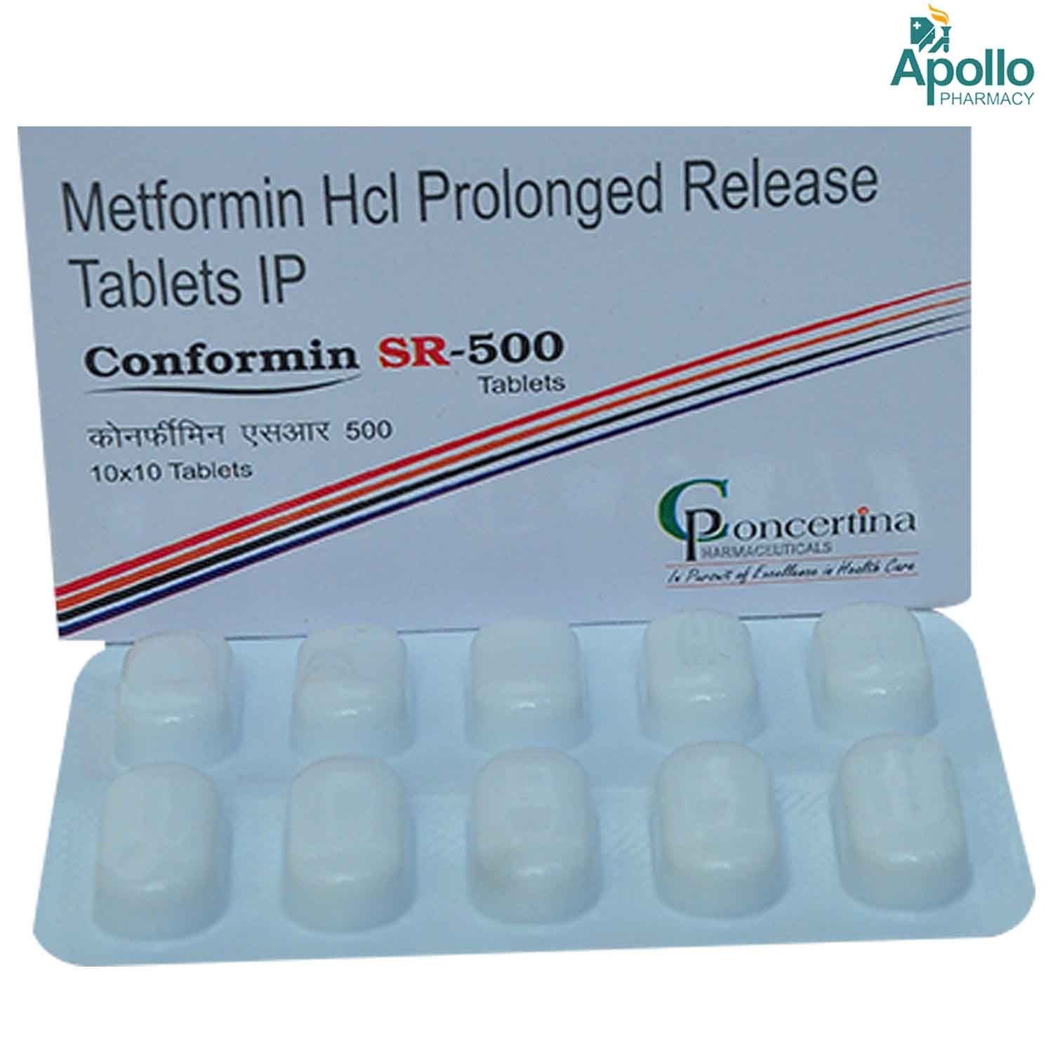 CONFORMIN SR 500MG TABLET Price, Uses, Side Effects, Composition ...