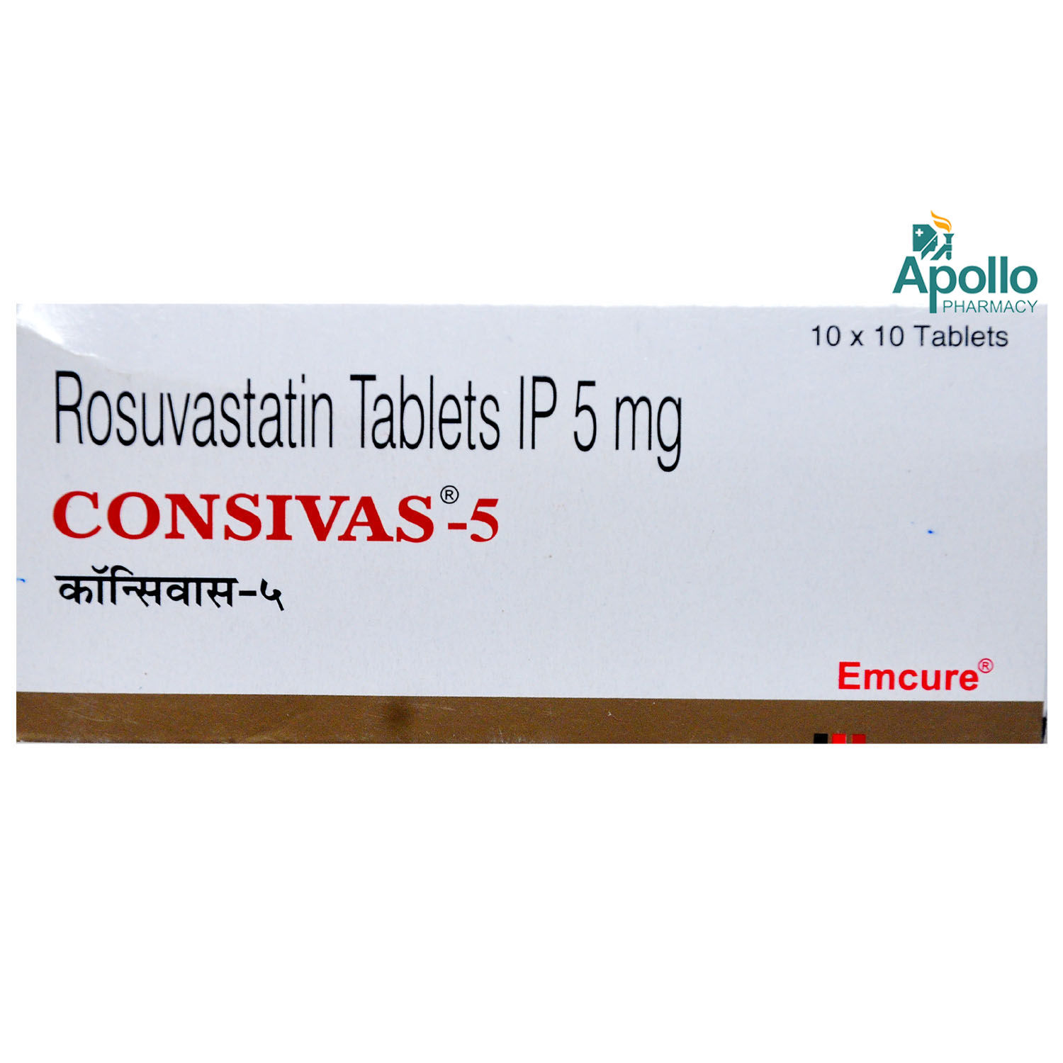 Consivas-5 Tablet 10's Price, Uses, Side Effects, Composition - Apollo ...