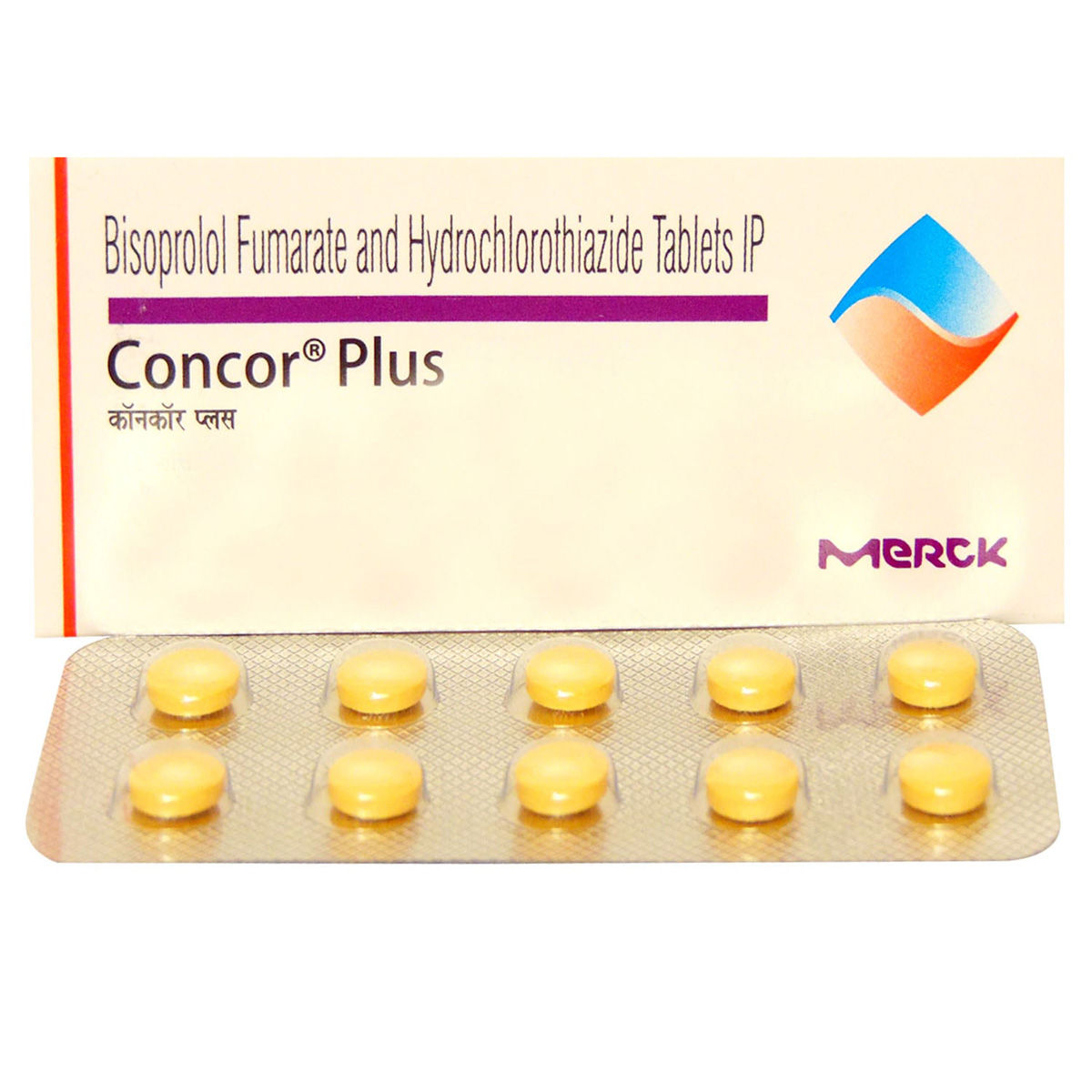 Concor Plus Tablet 10's Price, Uses, Side Effects, Composition - Apollo ...