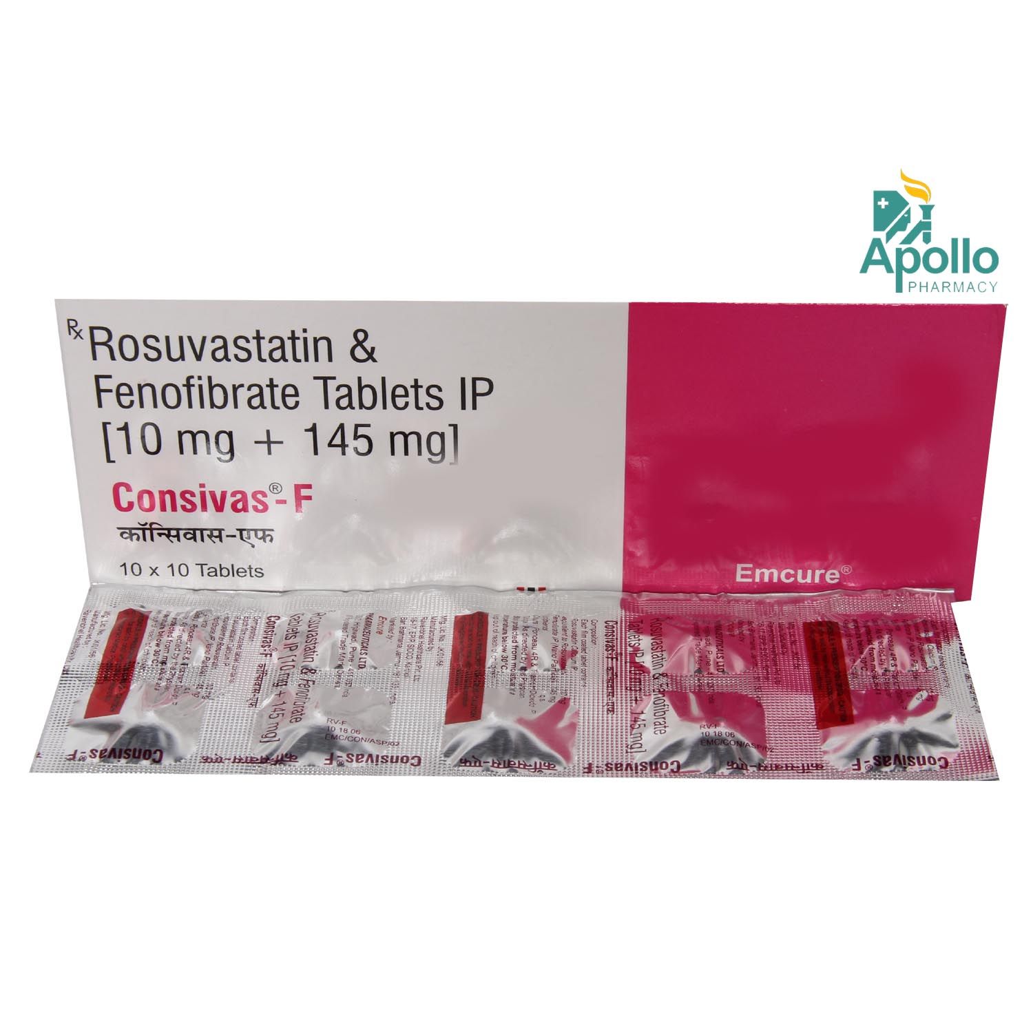 Consivas F Tablet 10's Price, Uses, Side Effects, Composition - Apollo ...