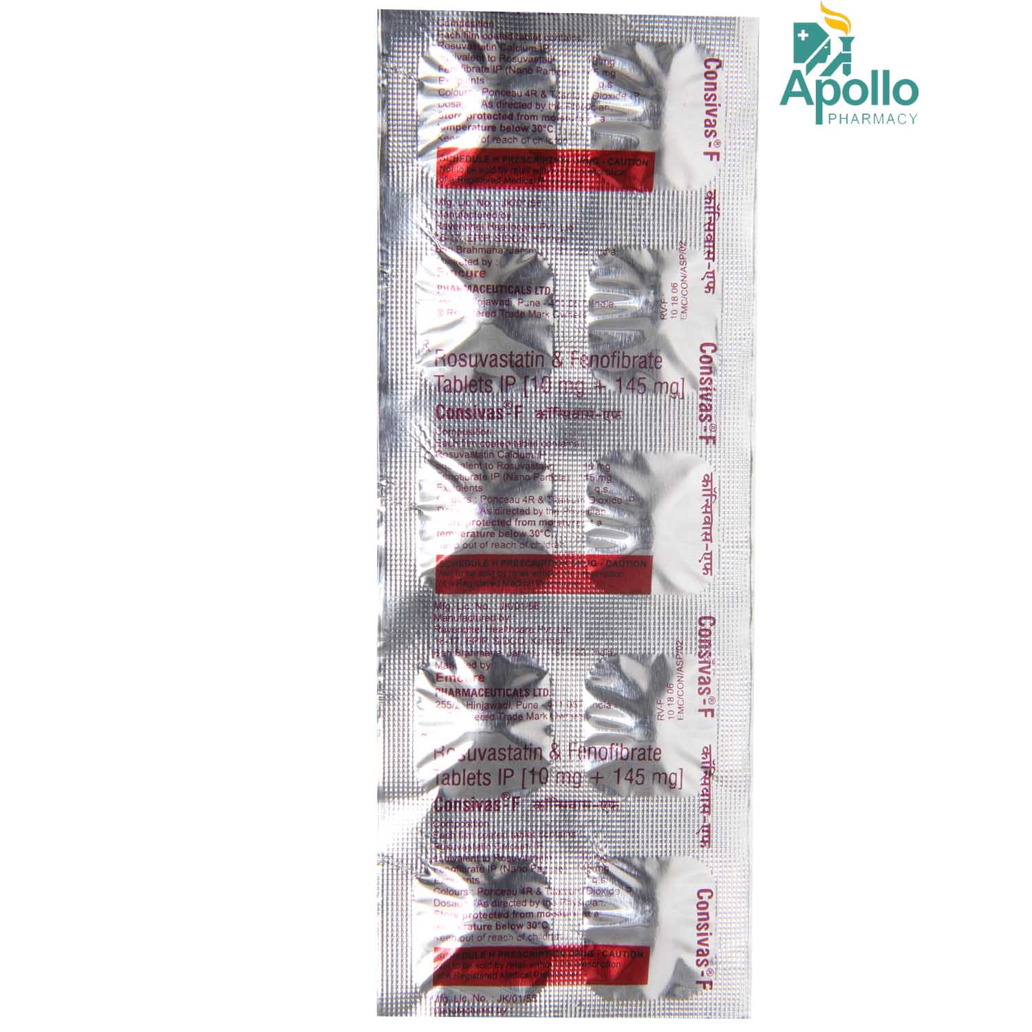 Consivas F Tablet 10's Price, Uses, Side Effects, Composition - Apollo ...