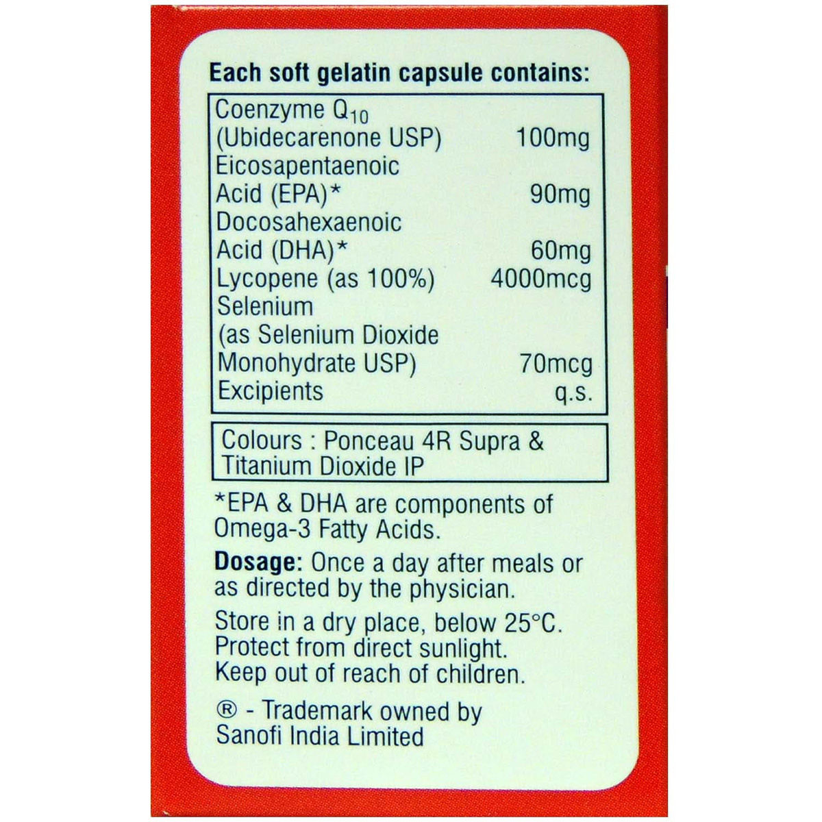 CoQ Forte Capsule 10's Price, Uses, Side Effects, Composition - Apollo ...