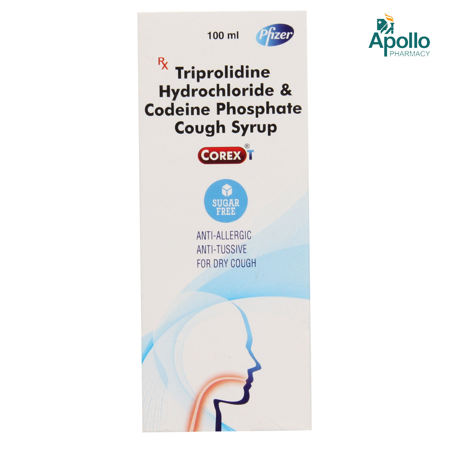 Corex T Syrup 100 ml Price, Uses, Side Effects, Composition - Apollo ...