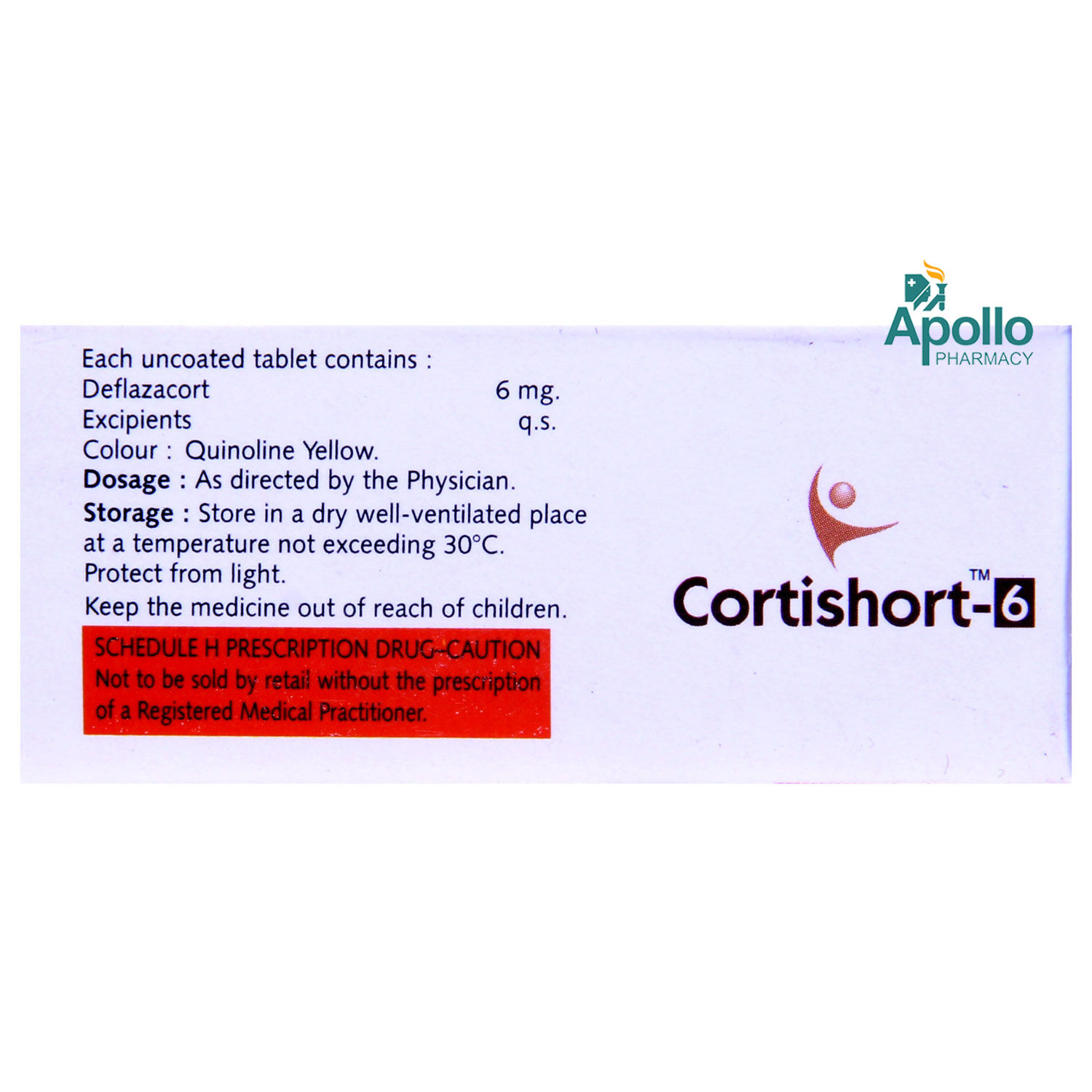 CORTISHORT 6MG TABLET Price, Uses, Side Effects, Composition - Apollo ...