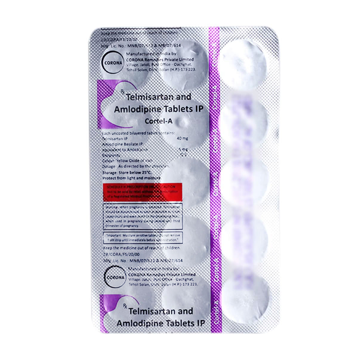 Cortel A 40Tab let 15's Price, Uses, Side Effects, Composition - Apollo ...