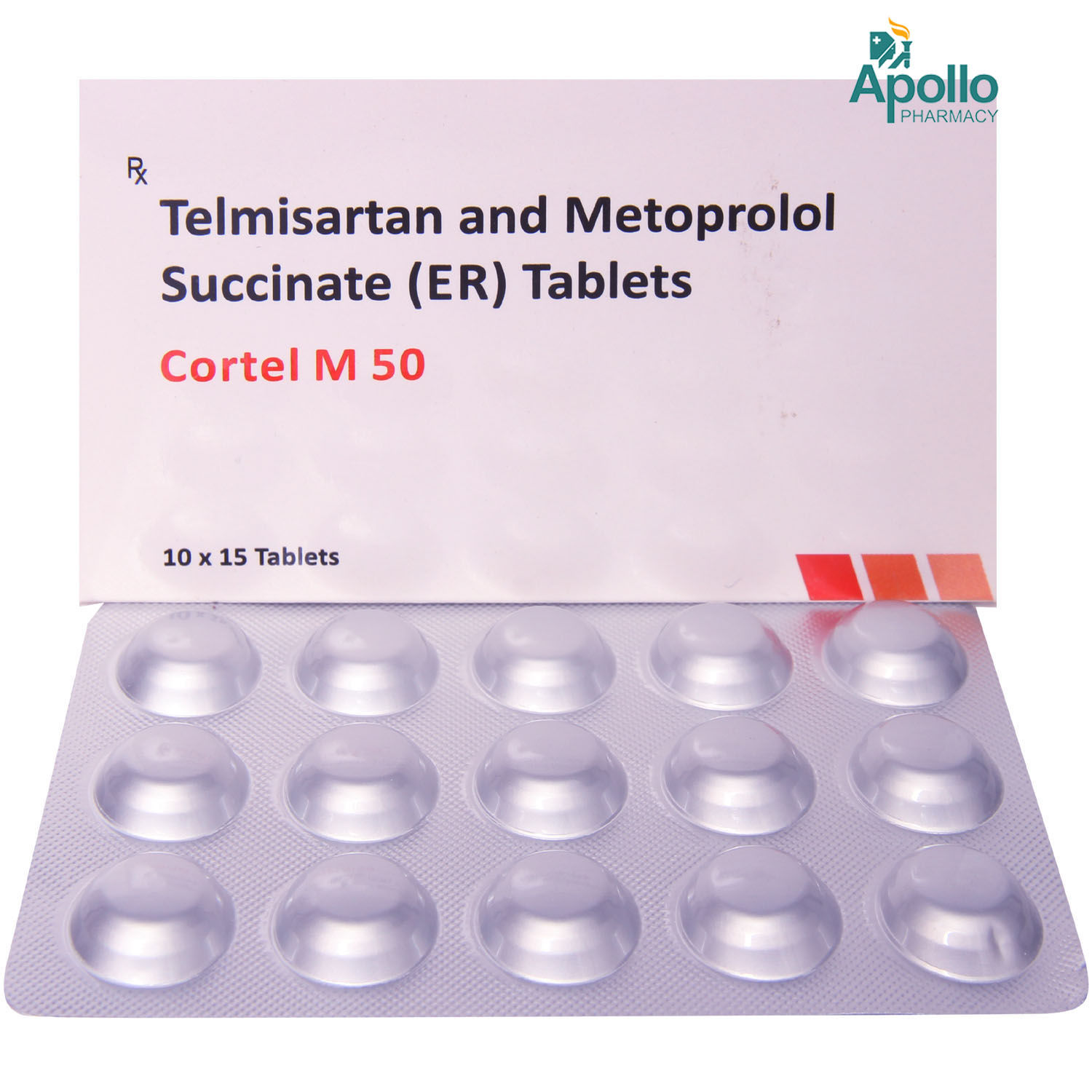 Cortel M 50 Tablet 15's Price, Uses, Side Effects, Composition - Apollo ...