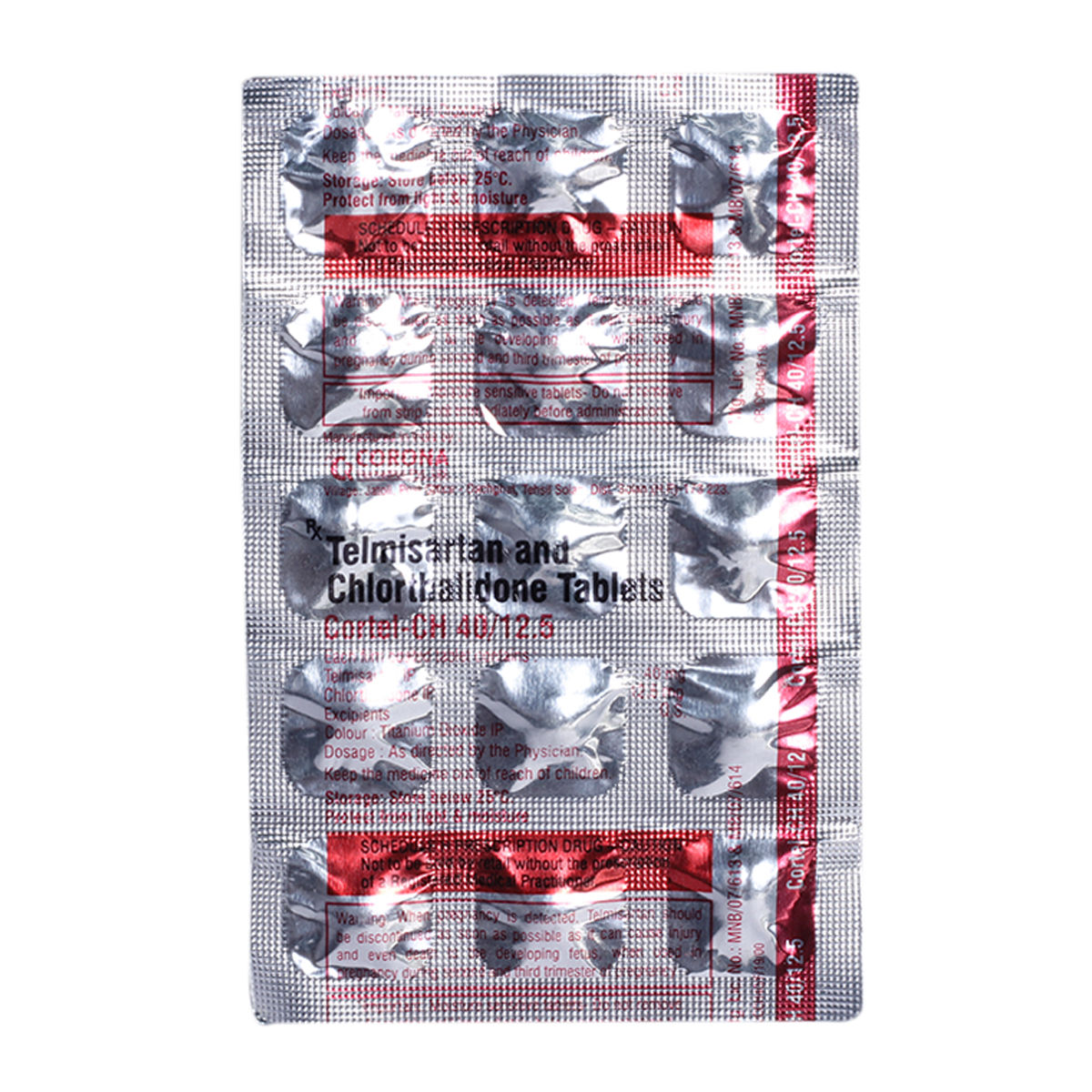 Cortel-Ch 40mg Tablet 15's Price, Uses, Side Effects, Composition ...