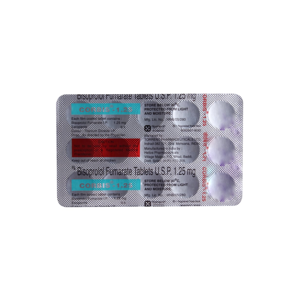 Corbis-1.25 Tablet 15'S Price, Uses, Side Effects, Composition - Apollo ...