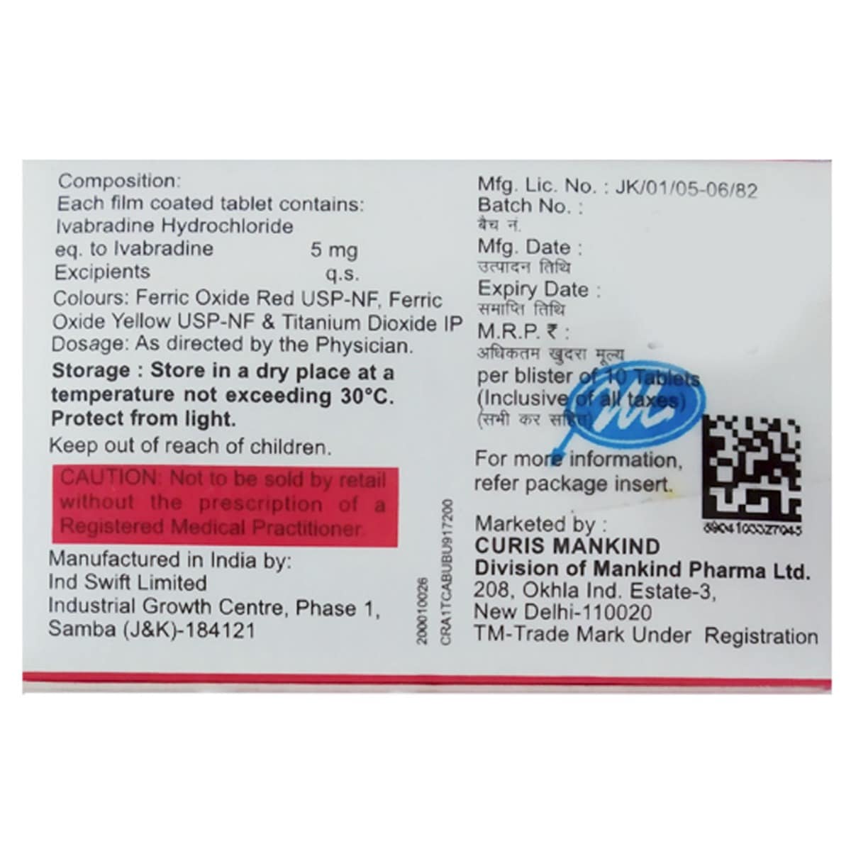 Corabrad 5 Tablet 10's Price, Uses, Side Effects, Composition - Apollo ...