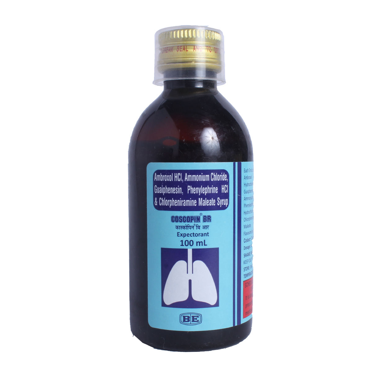 Coscopin BR Expectorant 100 ml Price, Uses, Side Effects, Composition ...