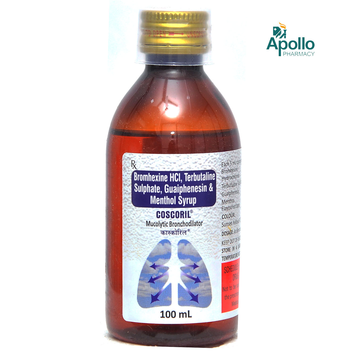 Coscoril Syrup 100 ml Price, Uses, Side Effects, Composition - Apollo ...