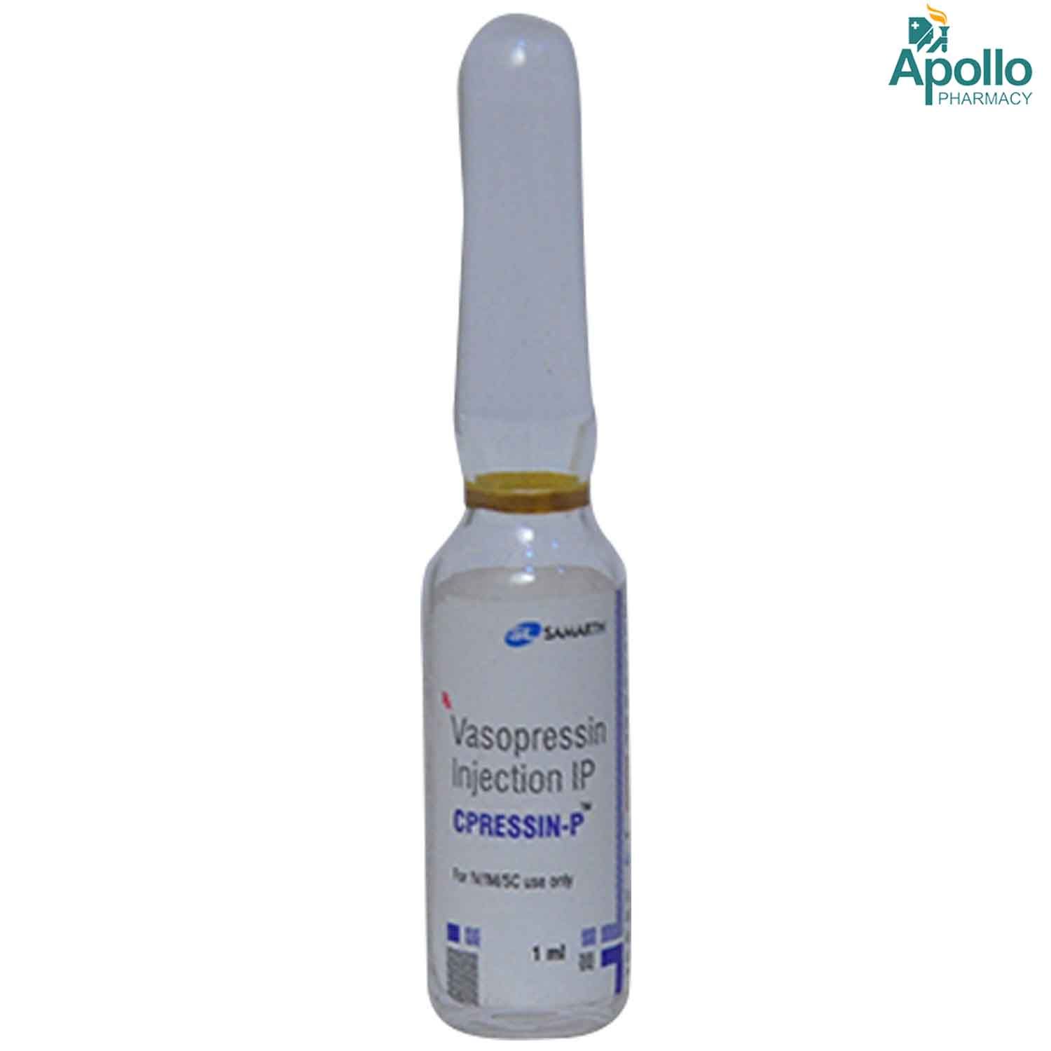 CPRESSIN P INJECTION 1ML Price, Uses, Side Effects, Composition ...