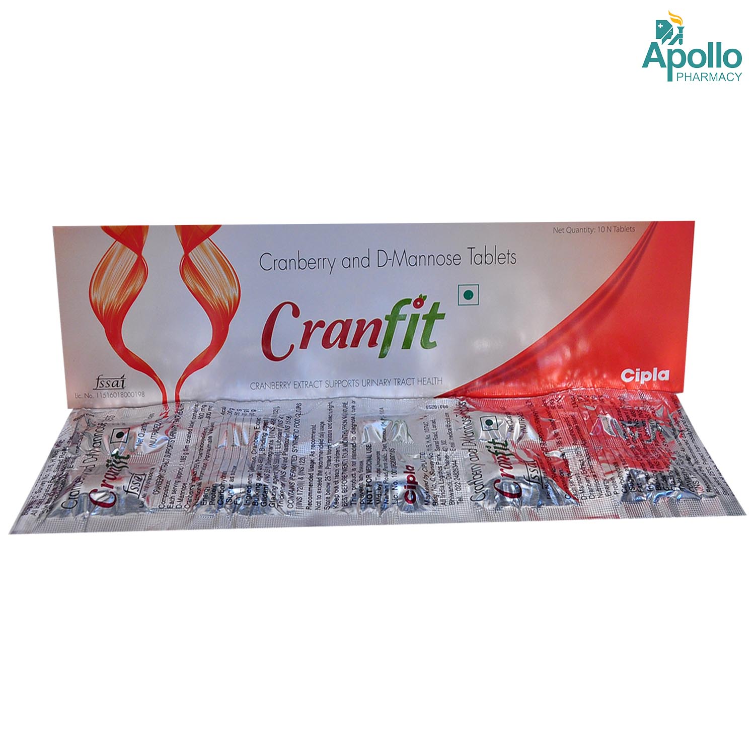 CRANFIT TABLET 10'S Price, Uses, Side Effects, Composition - Apollo ...