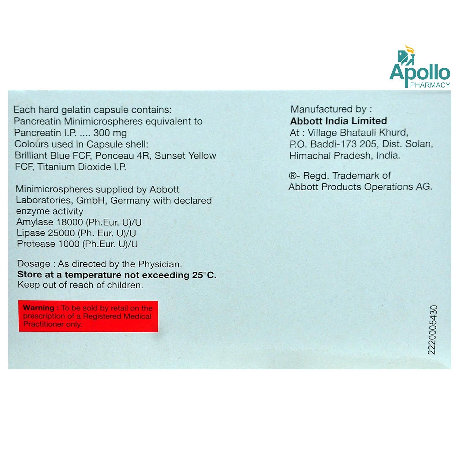 Creon 25000 Capsule 10's Price, Uses, Side Effects, Composition ...