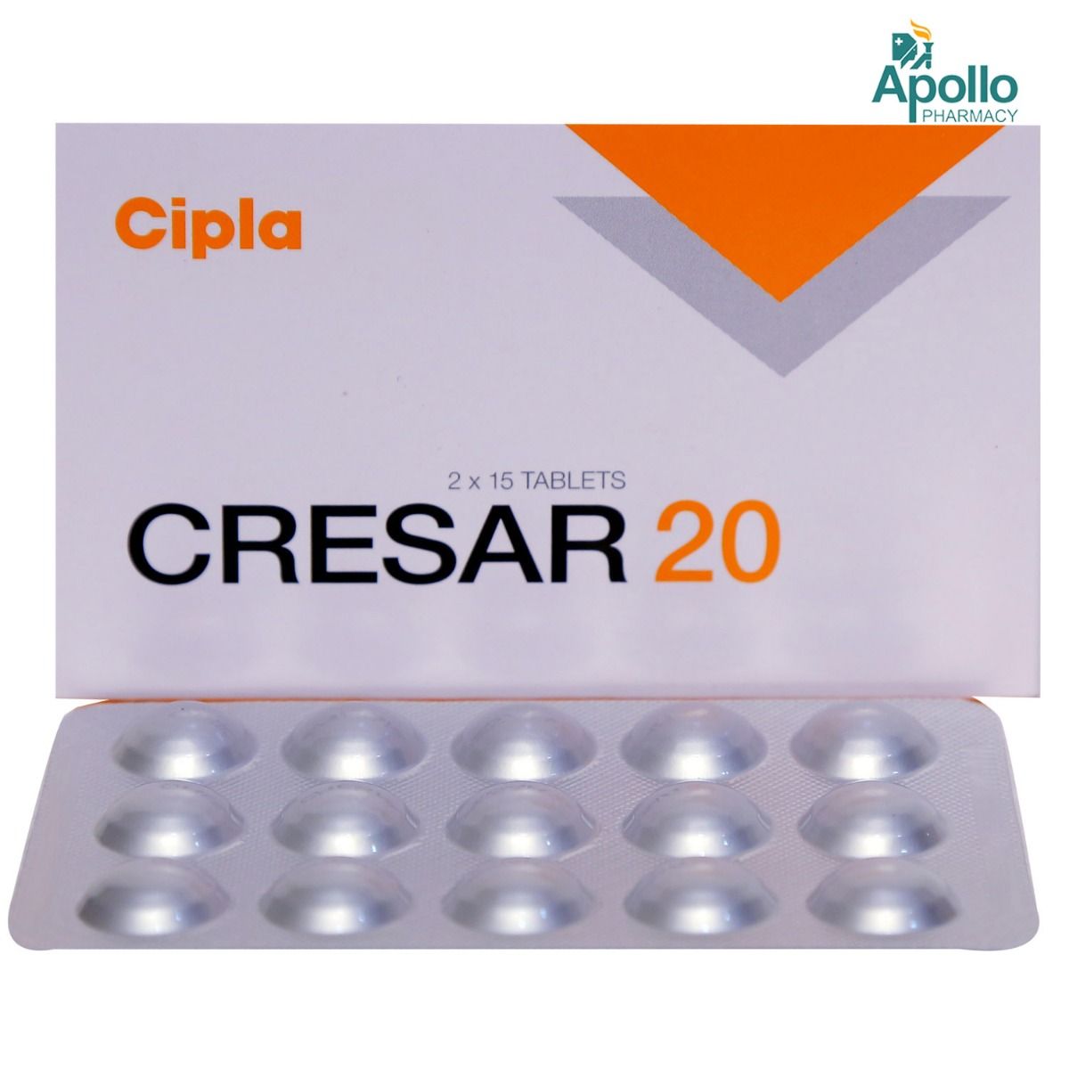 Cresar 20 mg Tablet 10's Price, Uses, Side Effects, Composition ...
