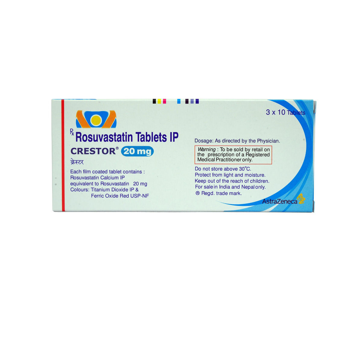 Crestor 20 mg Tablet 10's Price, Uses, Side Effects, Composition ...