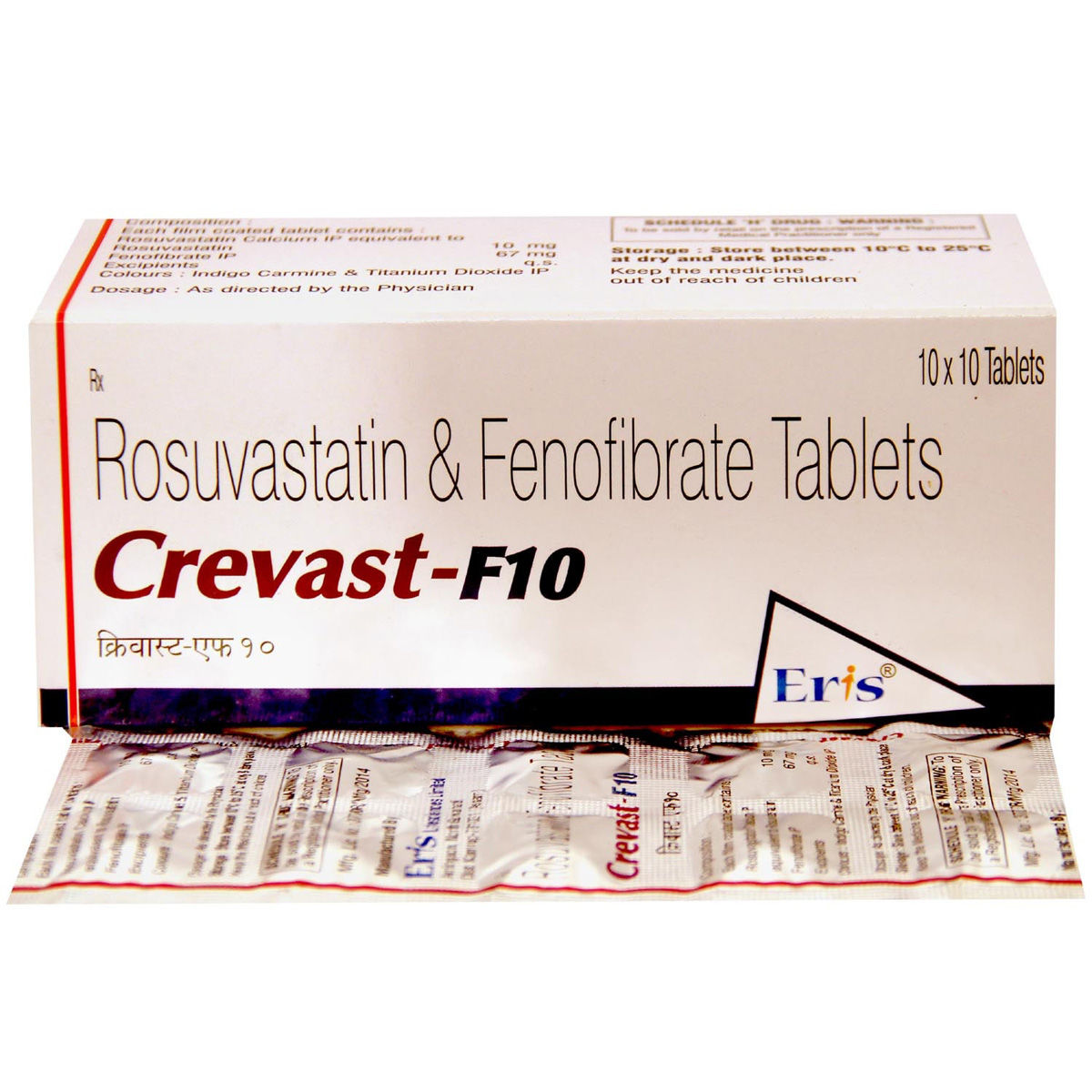 Crevast F 10 Tablet 10's Price, Uses, Side Effects, Composition ...