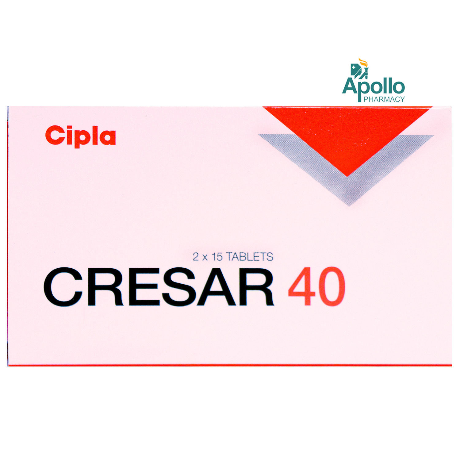 Cresar 40 Tablet 15's Price, Uses, Side Effects, Composition - Apollo ...