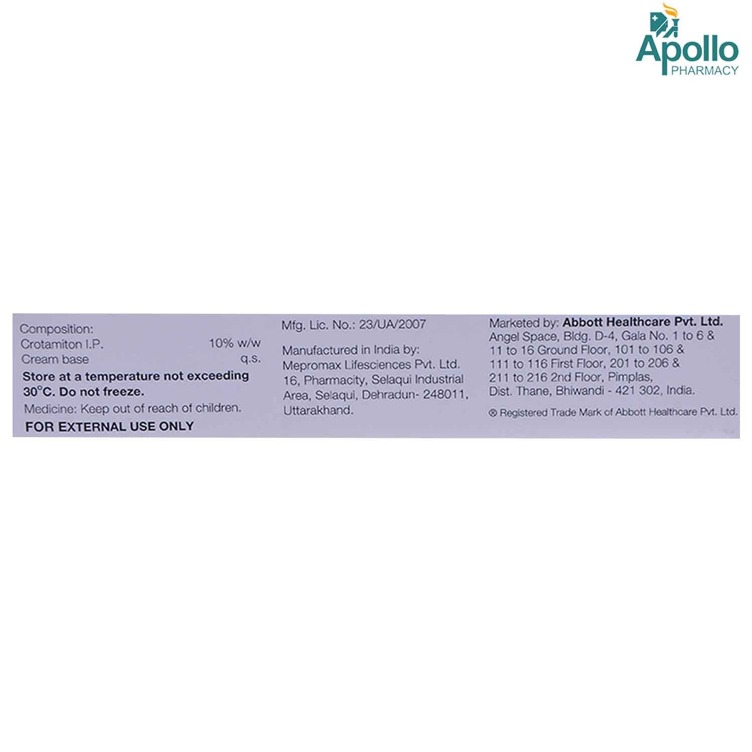 Crotorax Cream 20 gm Price, Uses, Side Effects, Composition - Apollo ...
