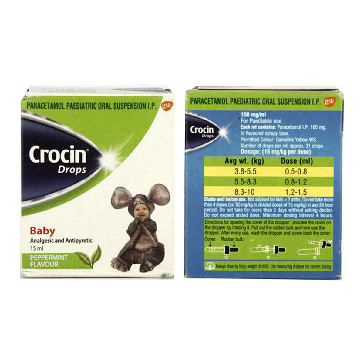 Crocin Oral Drop, 15 ml Price, Uses, Side Effects, Composition - Apollo ...