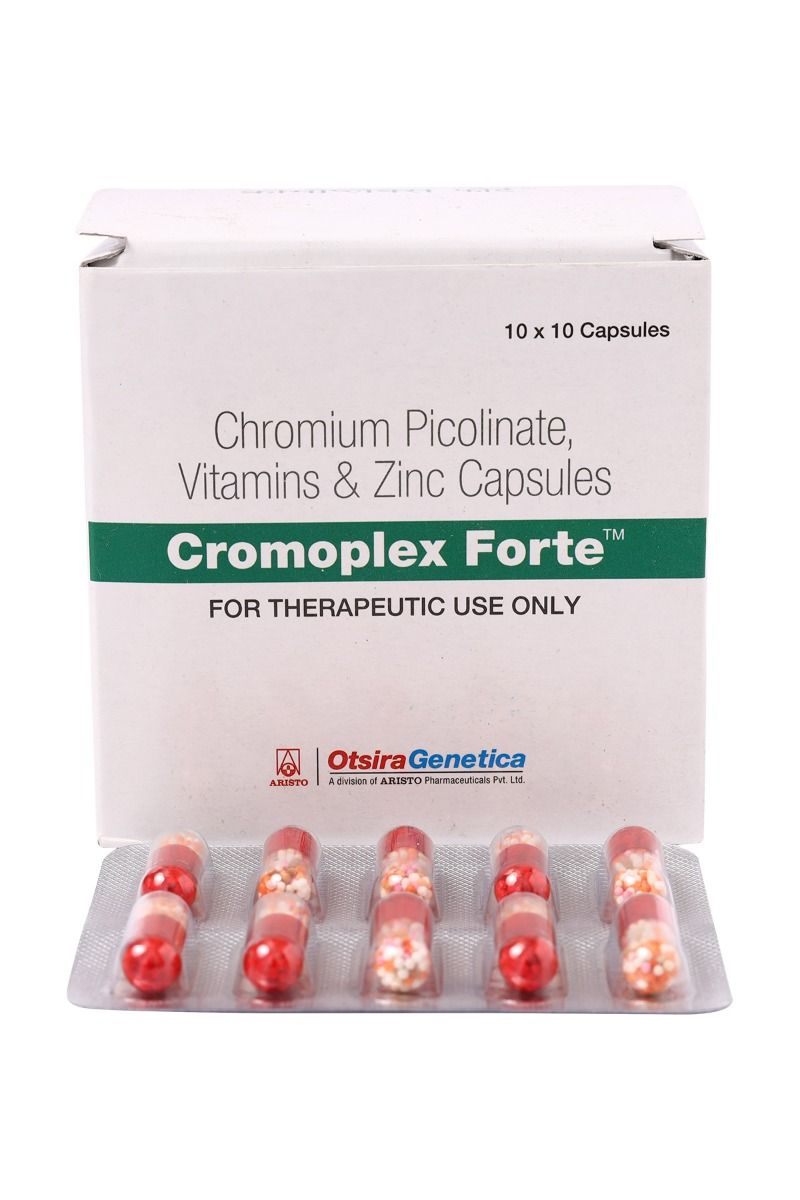 Cromoplex Forte Capsule 10's Price, Uses, Side Effects, Composition ...