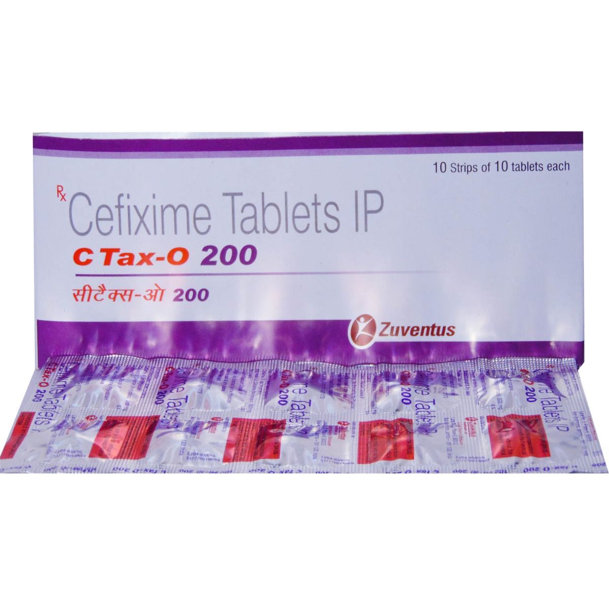 Ctax O 200 mg Tablet 10's Price, Uses, Side Effects, Composition ...