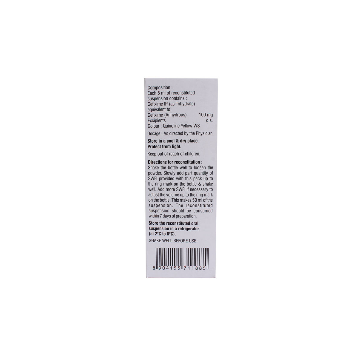 C Tax-O Forte 100 mg Dry Syrup 50 ml Price, Uses, Side Effects ...