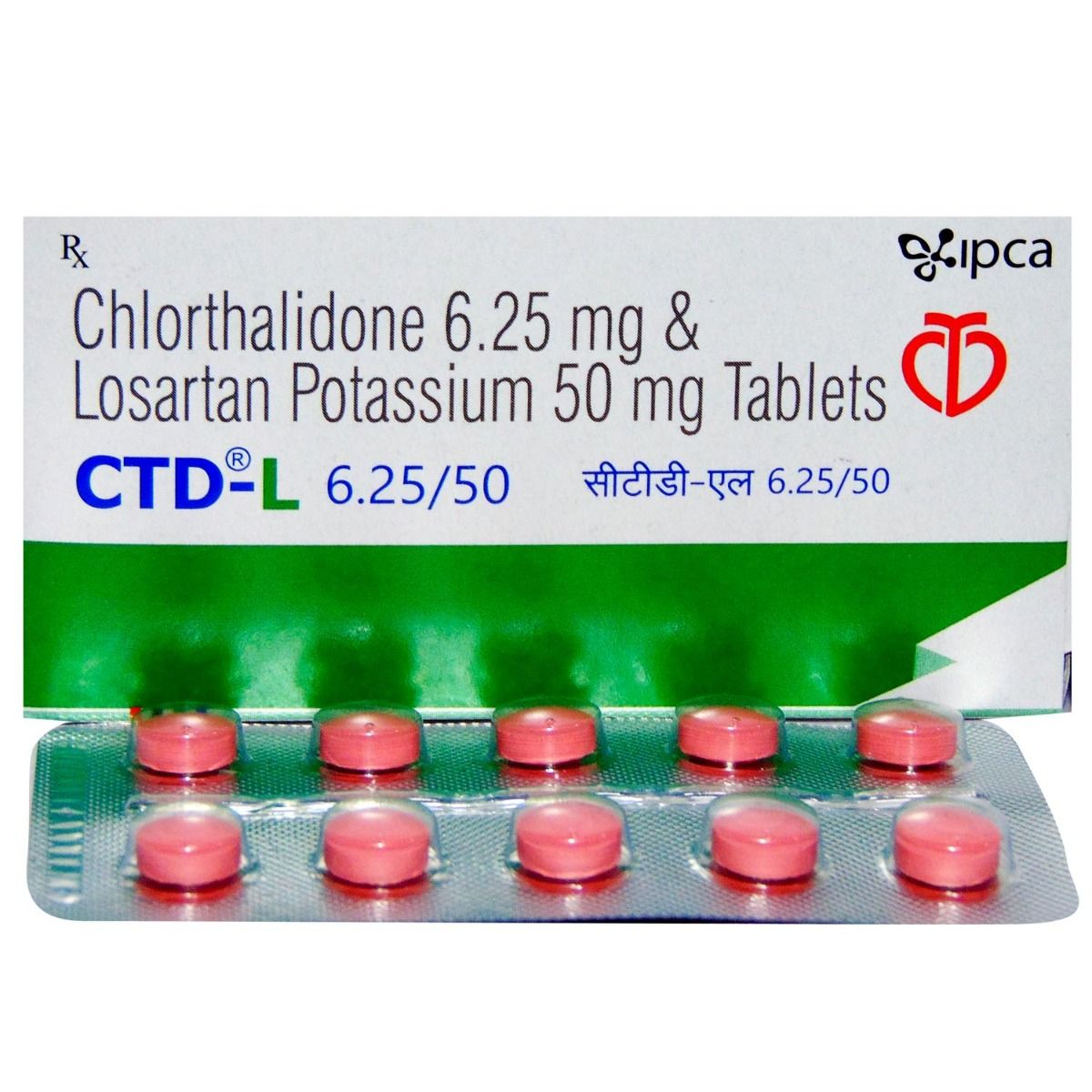 Ctd L 6.25/50 Tablet 10's Price, Uses, Side Effects, Composition ...
