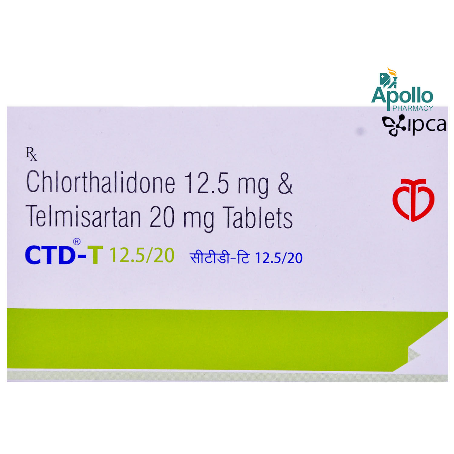 CTD T 12.5/20MG TABLET Price, Uses, Side Effects, Composition - Apollo ...